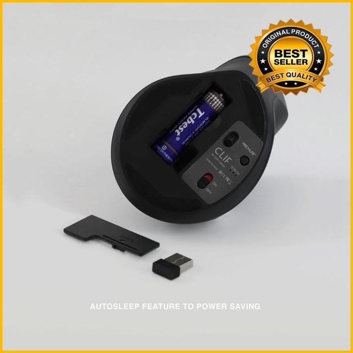 Jual Rexus Clif|Cliff Vertical Mouse Wireless Connection Terlaris 100 % ...