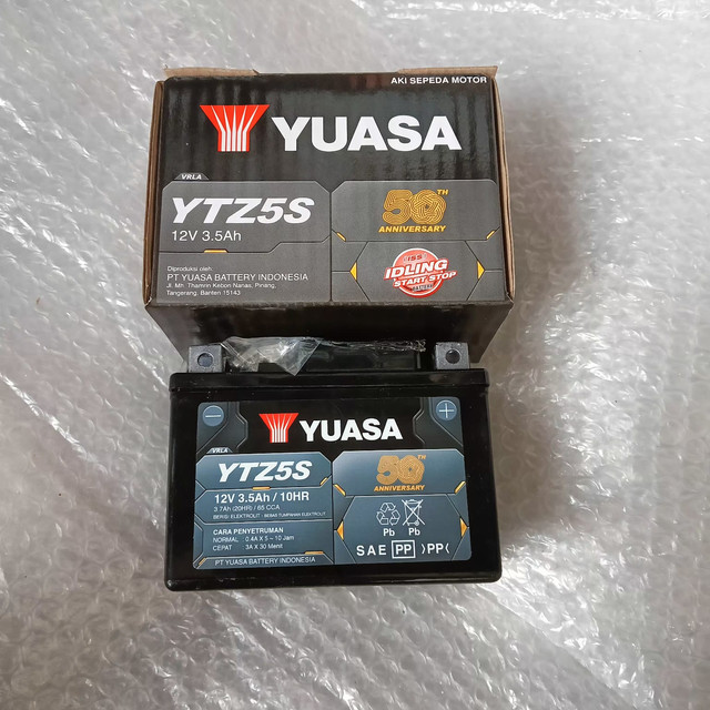 Jual Accu Beat Mio Karisma Ytz5 Wet Charged Iss YUASA | Shopee Indonesia