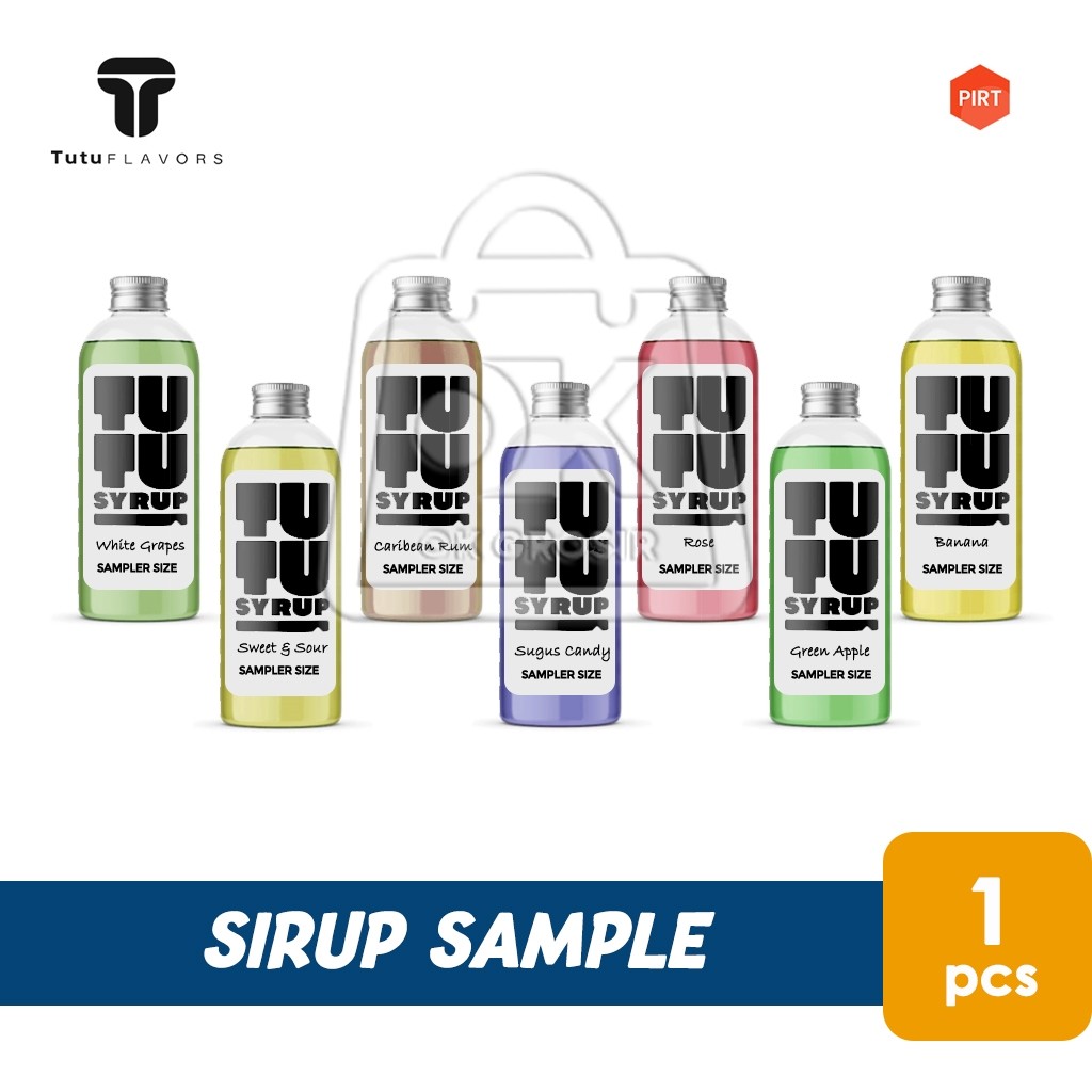 Jual Sirup Tutu Sample Repack Syrup Minuman Aneka Rasa High Quality ...