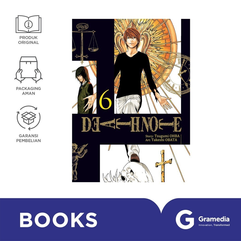 Jual Gramedia Bintaro - Death Note - New Edition 06 (Tsugumi Ohba/Takeshi Obata) | Shopee Indonesia