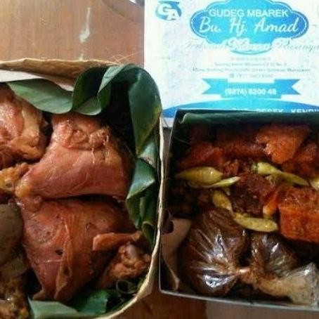 Jual Gudeg mbarek bu hj amad paket D kuliner khas jogja | Shopee Indonesia