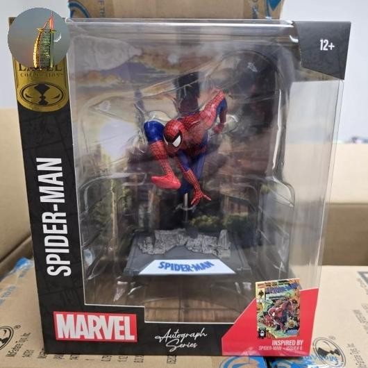 Jual Mcfarlane Marvel Spider-man Gold Label statue comics Spiderman 1: ...