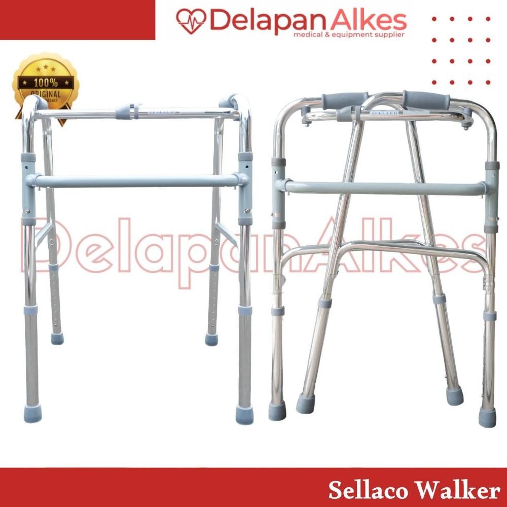 Jual Siap Kirim Sellaco Walker Standar Tongkat Jemuran Lipat Alat Bantu ...