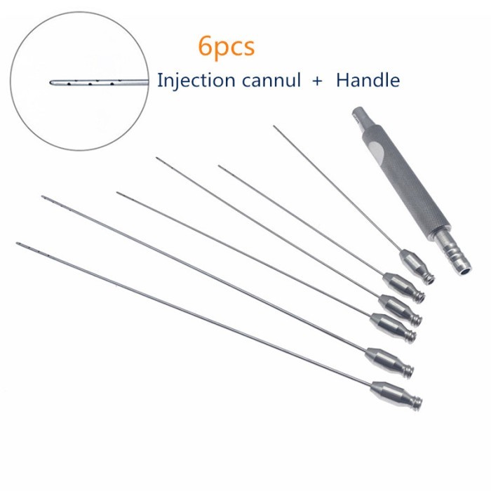 Jual Liposuction Cannulas set Stainless Steel Fat Aspiration Tool and ...