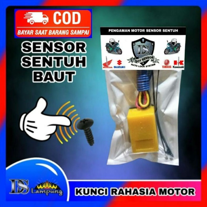 Jual LIMITED EDITION Pengaman Motor Anti Maling Kunci Rahasia Sensor ...