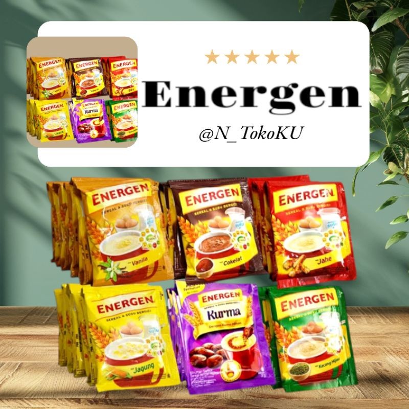 Jual ENERGEN SUSU SEREALANEKA RASA 10 Sachet @35 gr | Shopee Indonesia