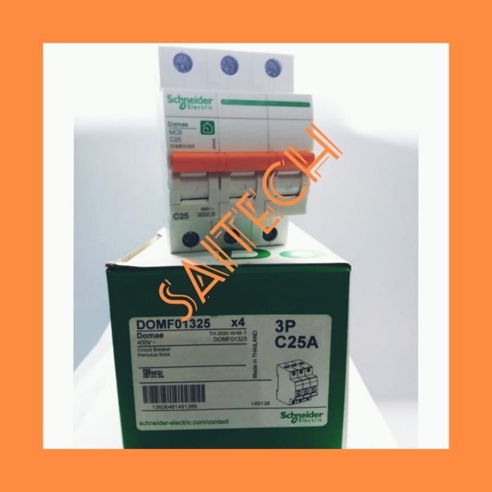 Jual Banting Harga Mcb Schneider 6A 10A 16A 20A 25A 32A 3 Phase | Shopee Indonesia
