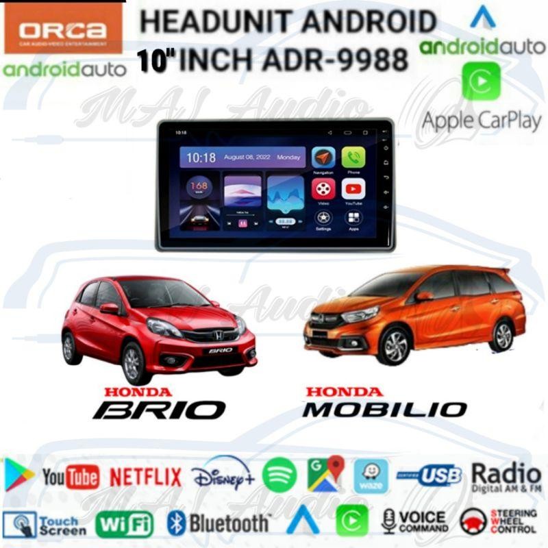 Jual Head Unit Android Orca Cp 10 Inch Oem Honda Brio Mobilio 2012-2015 ...