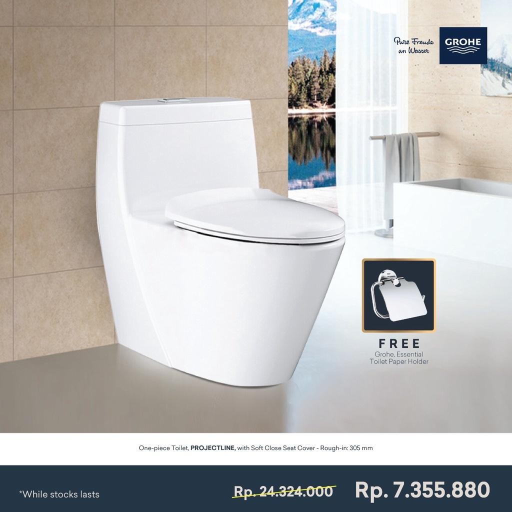 Jual Grohe One-Piece Toilet Projectline | Shopee Indonesia
