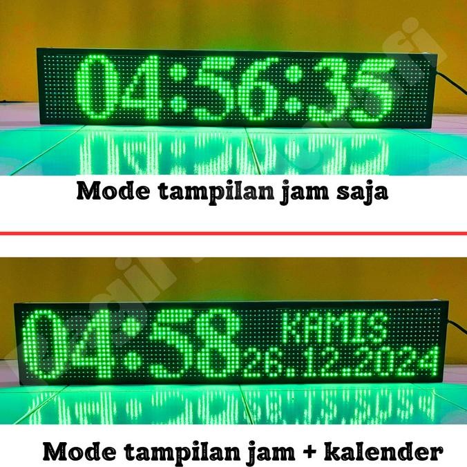 Jual JAM DINDING DIGITAL LED UK 100 X 20 CM - JAM DINDING DIGITA LED ...