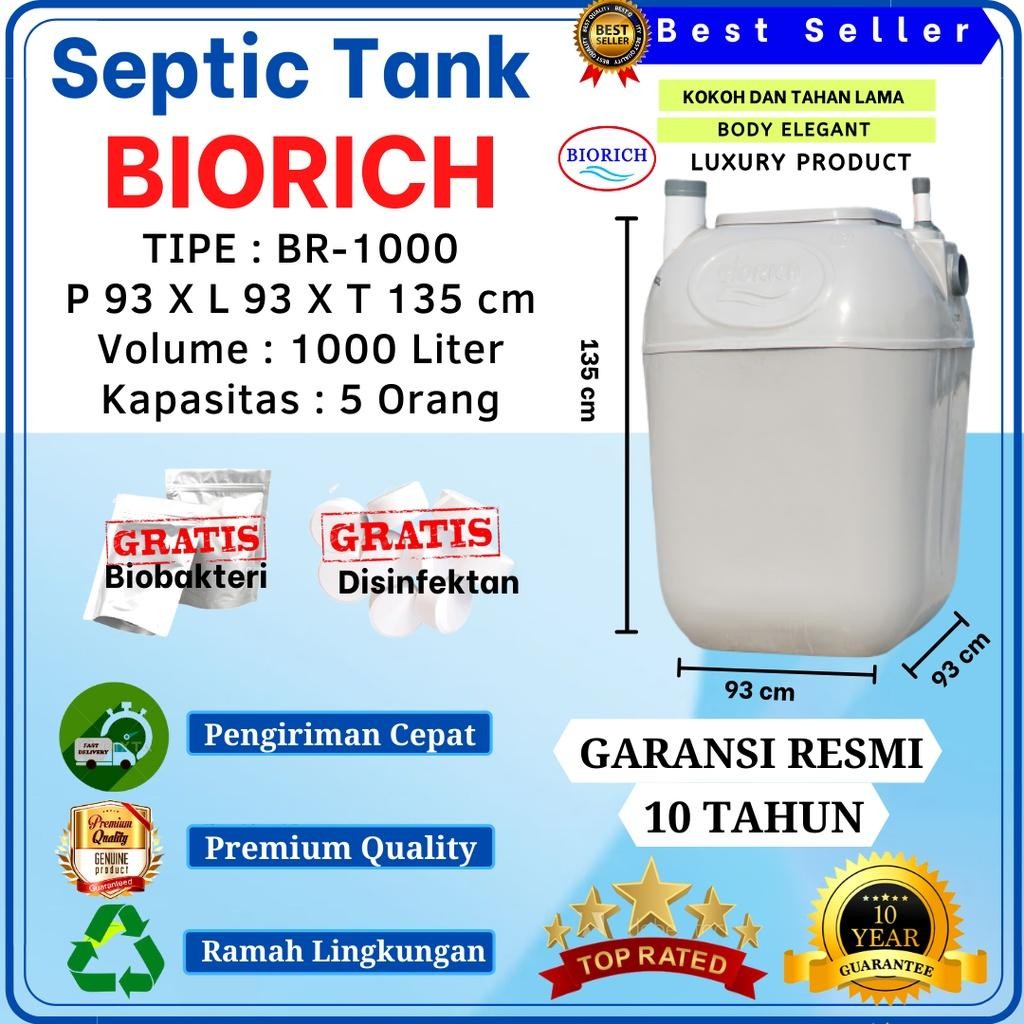 Jual Septic Tank Bio, Tangki Septik Bio Rich, Biotank, Biofil Septic ...