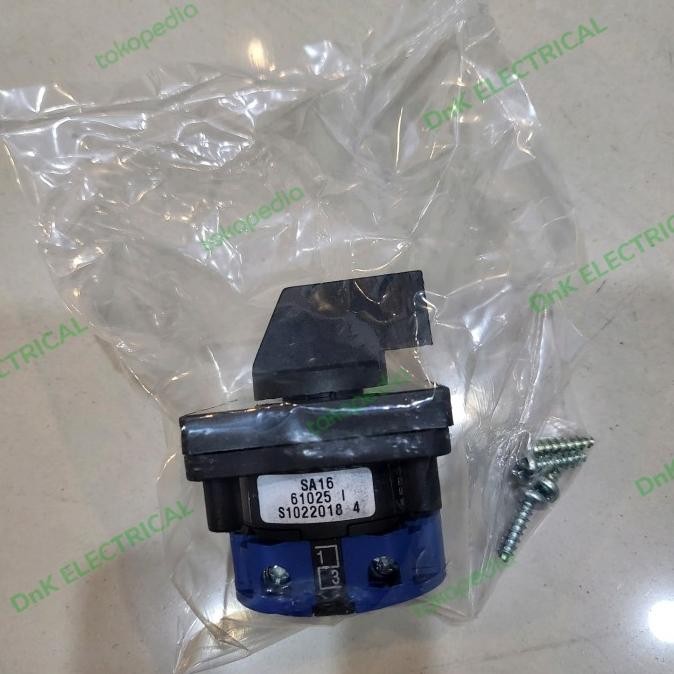 Jual Promo Selector Switch 102/MOA 1 Pole 16A Merk Salzer Type SA16-3-1 ...