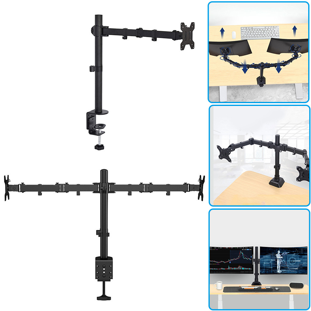 Jual Sing/Dual Monitor Arm Adjustab Height and Ang Monitor | Shopee ...