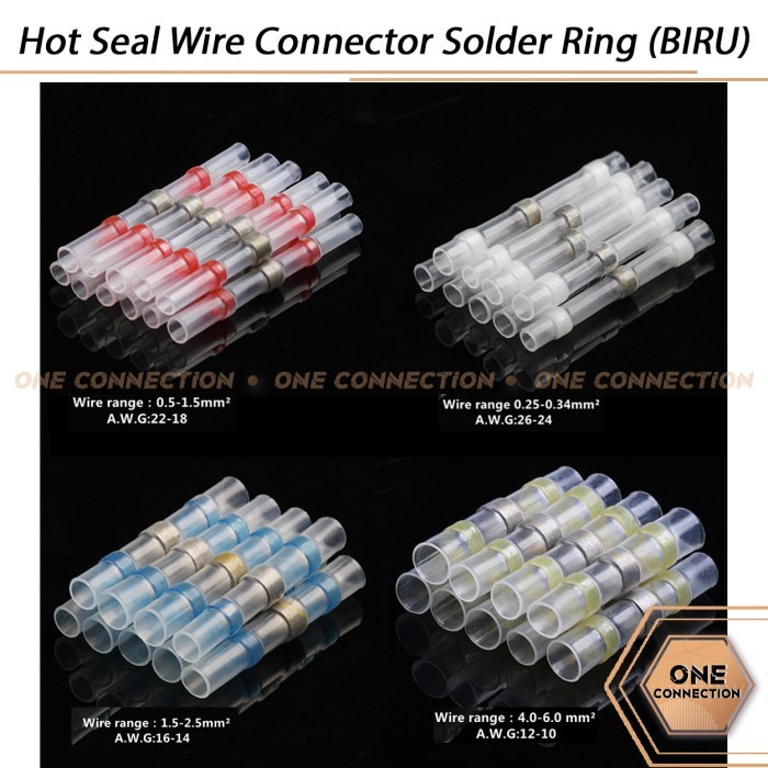 Jual Hot Seal Wire Connector Sambungan Kabel Waterproof Solder Heat ...