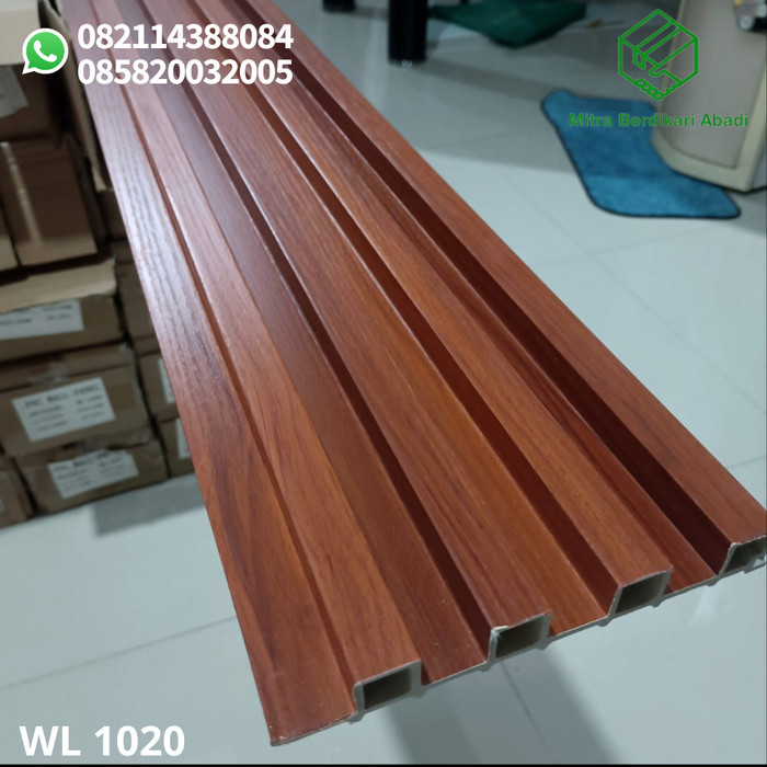 Jual WPC WALL PANEL DINDING 3 METER KAYU MERAH | Shopee Indonesia