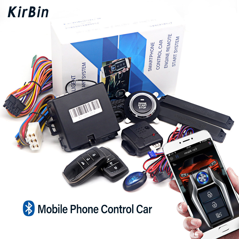 Jual K5 Remote Starter and Car Alarm Smart App Remote Start Stop System ...