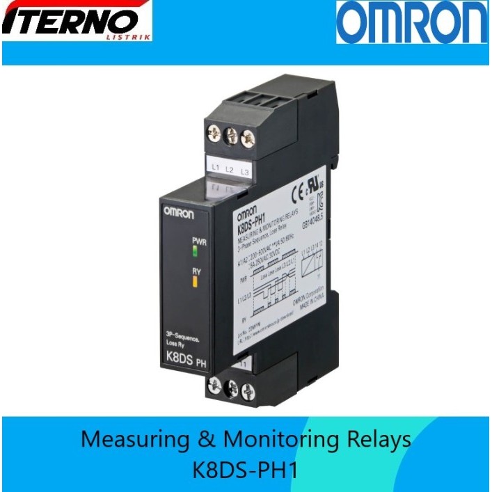 Jual Monitoring Relay K8Ds-Ph1 Omron Kontrol Phase Relay | Shopee Indonesia