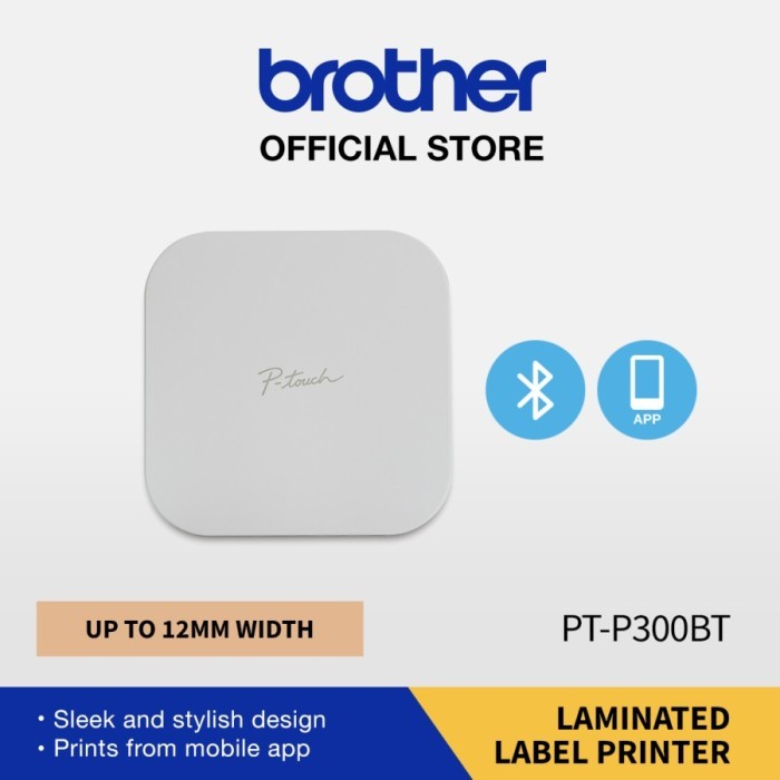 Jual BROTHER PT-P300BT PTouch Cube Printer Label Portable Bluetooth ...