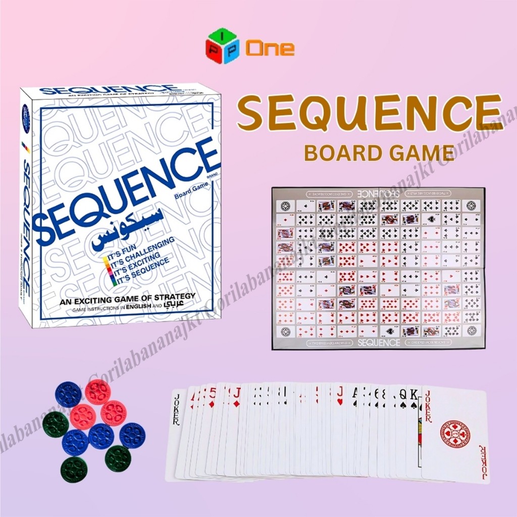Jual Game Sequence kartu Playing An Exciting Card Games of Strategy | Shopee Indonesia