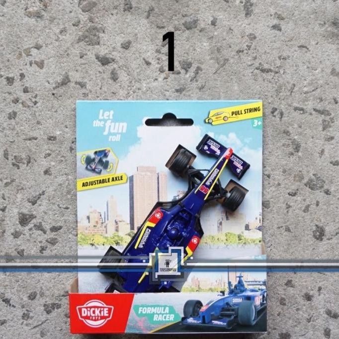 Jual Promo Dickie Toys Formula Racer Pull String Cars Mobil Balap ...