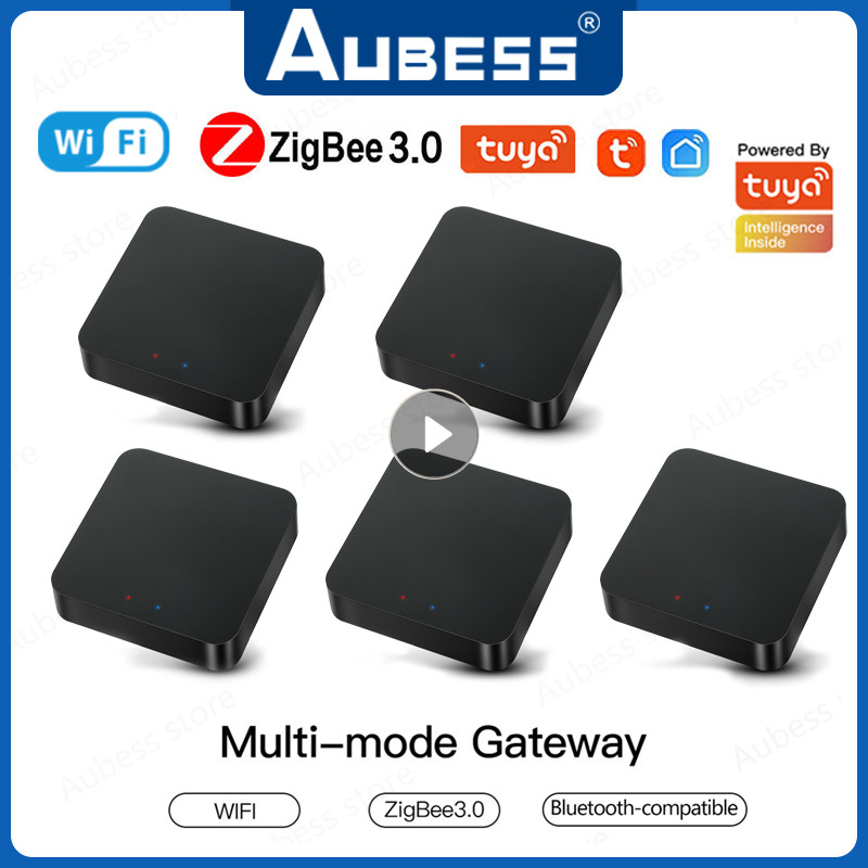 Jual Tuya ZigBee 3.0 WiFi Bluetooth Multi-mode Smart Gateway | Shopee Indonesia