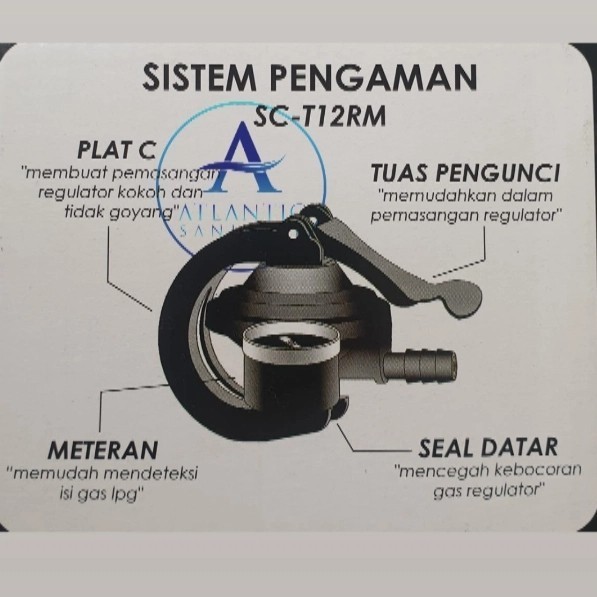 Jual MICHIKO REGULATOR SCAM METER/KEPALA GAS REGULATOR S CAM METER ...