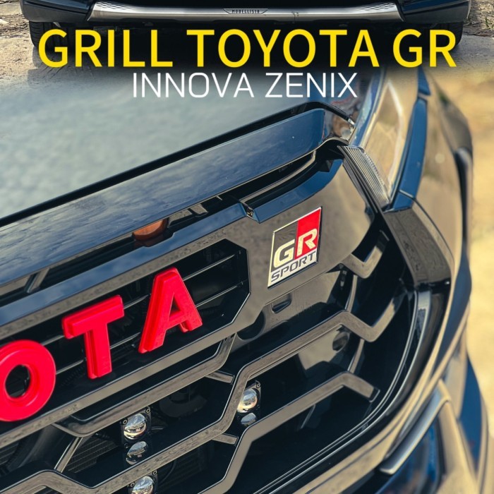 Jual Front Grill Gazzo Racing Kijang INNOVA ZENIX 2022-2024 Ready Stock ...