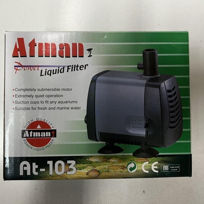 Jual Pompa Air Atman At-103 Untuk Akuarium Dan Kolam Ikan Original Dan ...