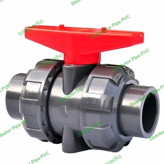 Jual Promo True Union Ball Valve PVC 1 inch DN25 ANSI/JIS Fitting PVC Pipa PVC COD | Shopee ...