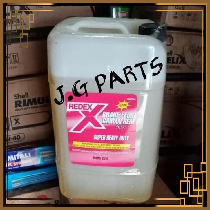 Jual [JG55] MINYAK REM BENING REDEX 20 LITER 20LITER 1 GALON BESAR / 1 ...
