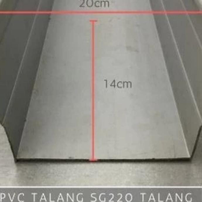 Jual Promo Talang Air Per Meter PVC Kotak SG 220 8" 8 Inch COD | Shopee ...