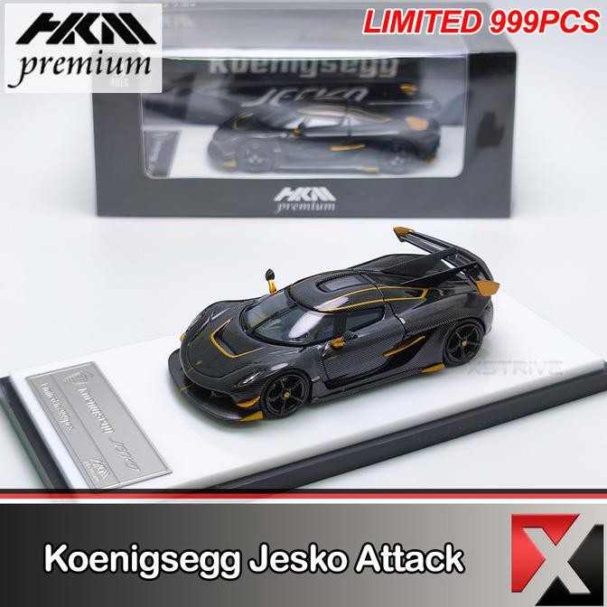 Jual HKM Premium 1:64 Koenigsegg Jesko Attack Full Carbon Gold | Shopee ...