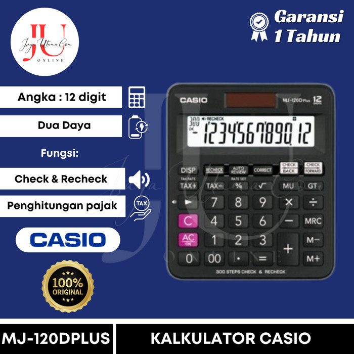 Jual Kalkulator Casio MJ-120D Plus | Shopee Indonesia