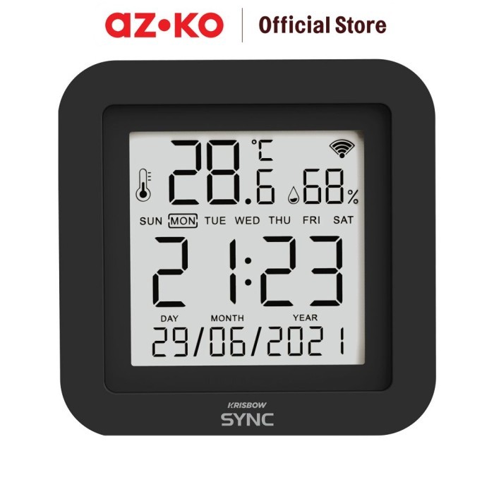 Jual AZKO KRISBOW SYNC SMART WIFI IR REMOTE CONTROL TEMPERATURE ...