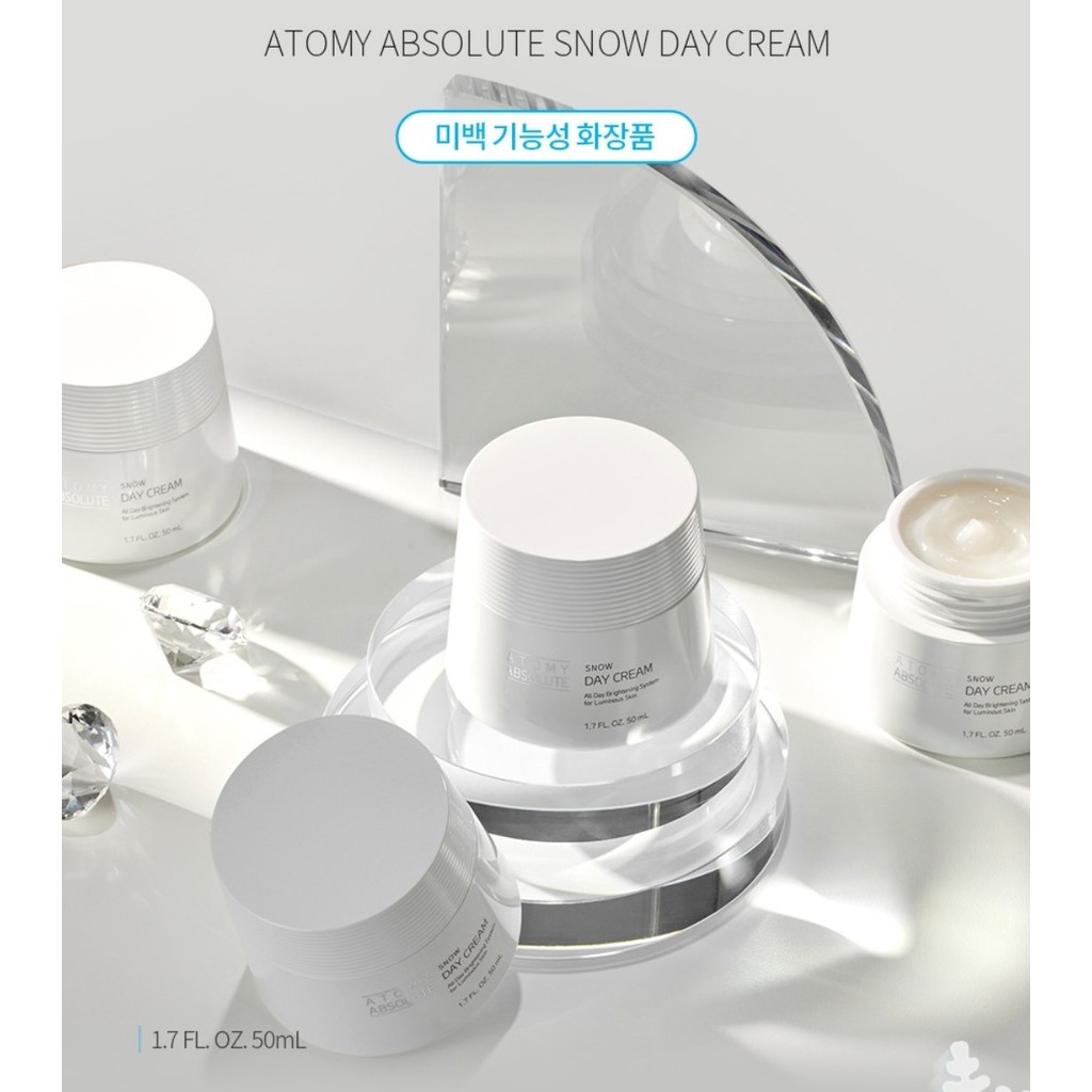 Jual Atomy Absolute Snow Day Cream Melembabkan Wajah | Shopee Indonesia
