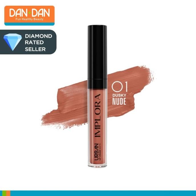 Jual produk baru!! implora lip cream 01 dusky nude 2.9g | Shopee Indonesia