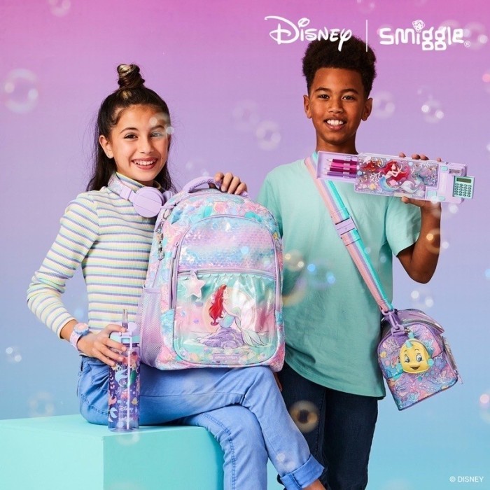 Jual Tas Smiggle Backpack Disney Ariel Mermaid | Shopee Indonesia