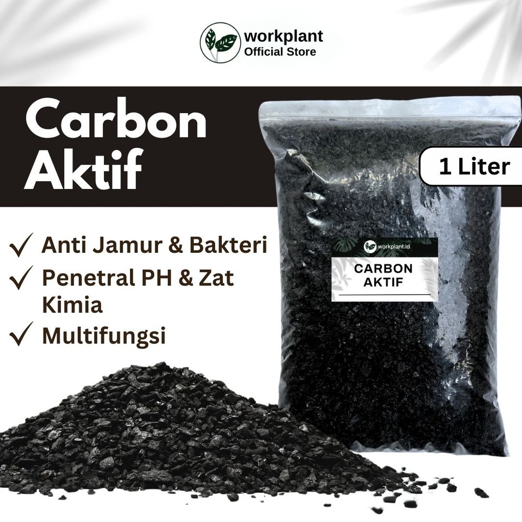 Jual Workplant - Carbon Aktif Media Tanam Tanaman Hias Dan Filter Kolam ...