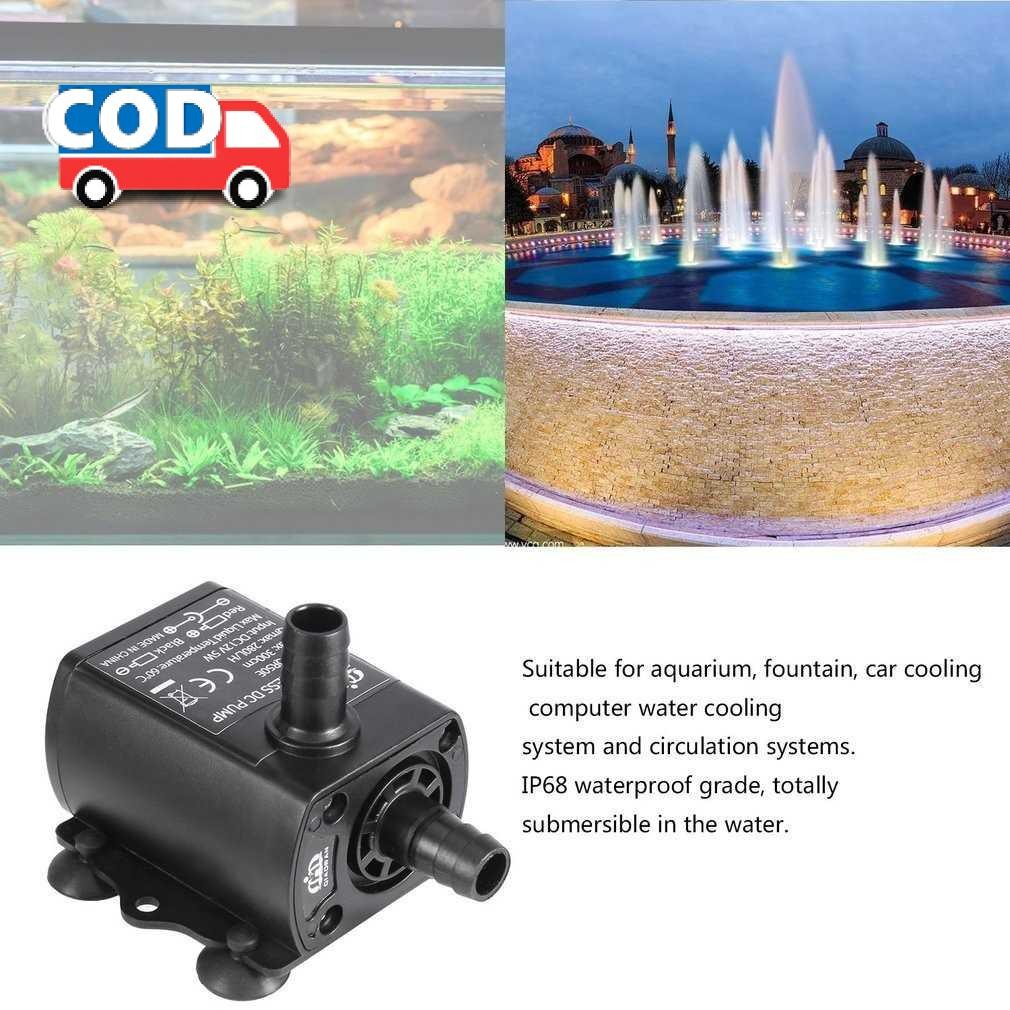 Jual Pompa Air Mini USB Brushless Submersible Aquarium 5V Multifungsi ...