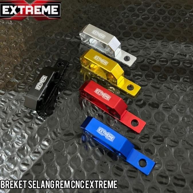 Jual Sale Kleman Selang Clamp Rem Depan Extreme Full Cnc Breket Selang ...