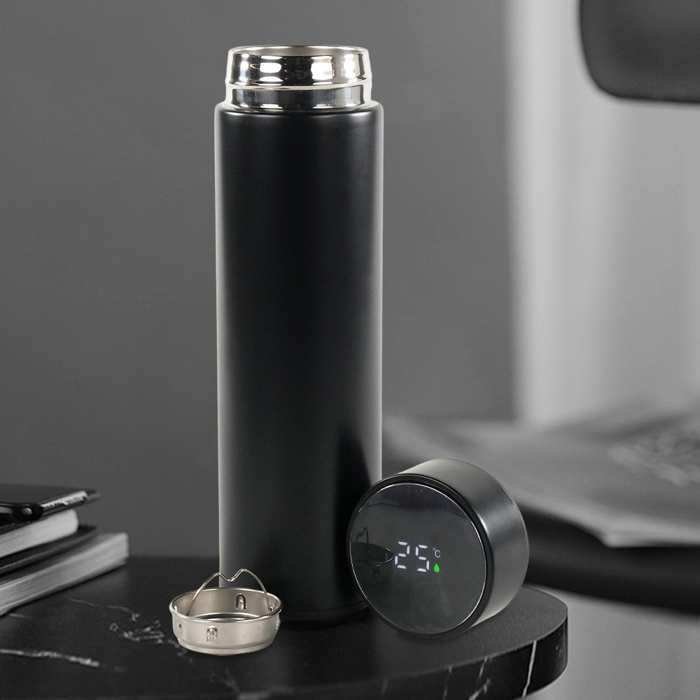 Jual Botol Minum Termos LED Digital Temperature 500ml - CHEN-A001 ...