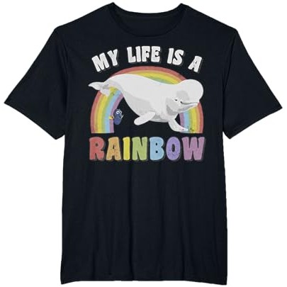 Jual Disney Pixar Finding Dory Bailey Whale My Life Is A Rainbow T ...
