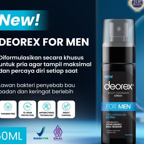 Jual Deore Body Odzer For Men Deodorant Parfum Cowo Bau Etia | Shopee ...