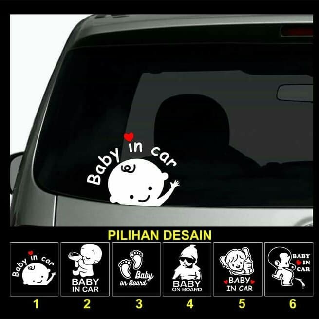 Jual Stiker Mobil Baby In Car Banyak pilihan Cutting Sticker Baby On ...