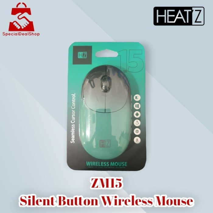 Jual Heatz ZM15 Silent Wireless Mouse | Shopee Indonesia