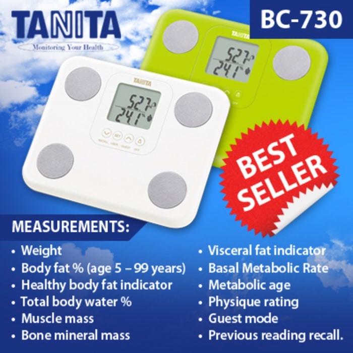 Jual Langsung Checkout!!! Timbangan Tanita BC-730 - Versi English Indonesia | Shopee Indonesia
