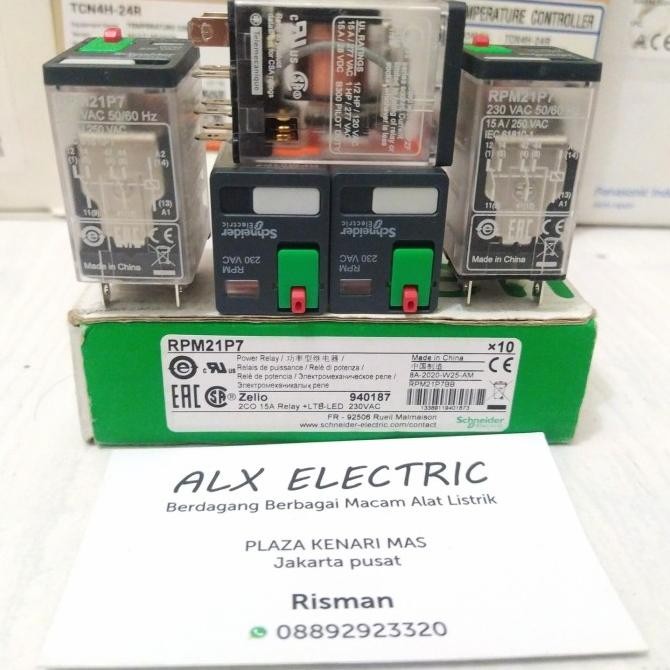 Jual Promo Relay Schneider RPM21P7 230V 15A 8pin Original COD | Shopee ...
