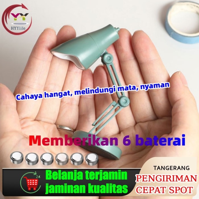 Jual Lampu Meja Mini Korea Led/Lampu Baca Mini Lampu Duduk Bisa Di ...