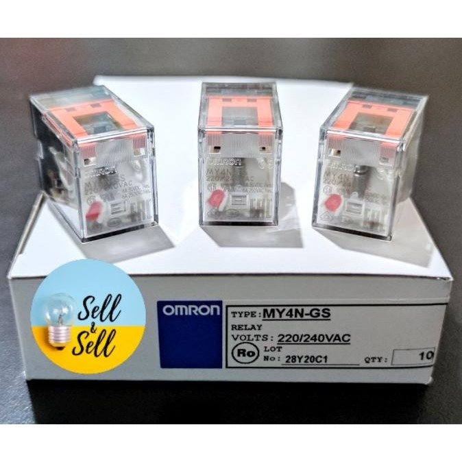 Jual Promo Relay Omron MY4N-GS (ORIGINAL) 24 VDC / Omron MY4NGS 24VDC (100% ASLI) COD | Shopee ...