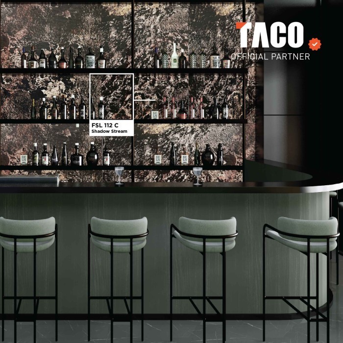 Jual TACO Fideco Wall Panel Stone Veneer Translucent Tebal 2mm Ukuran ...